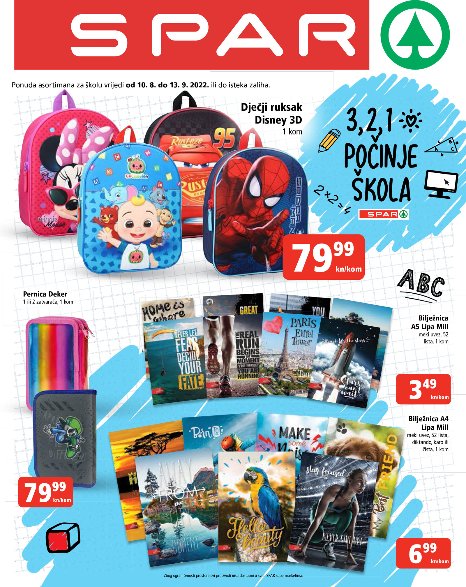 Ponuda iz SPAR-a: Sve za školu i aktualni letak
