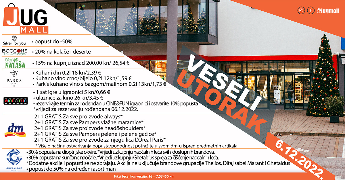 Veseli utorak u Jug Mallu - 3. siječnja 2023.